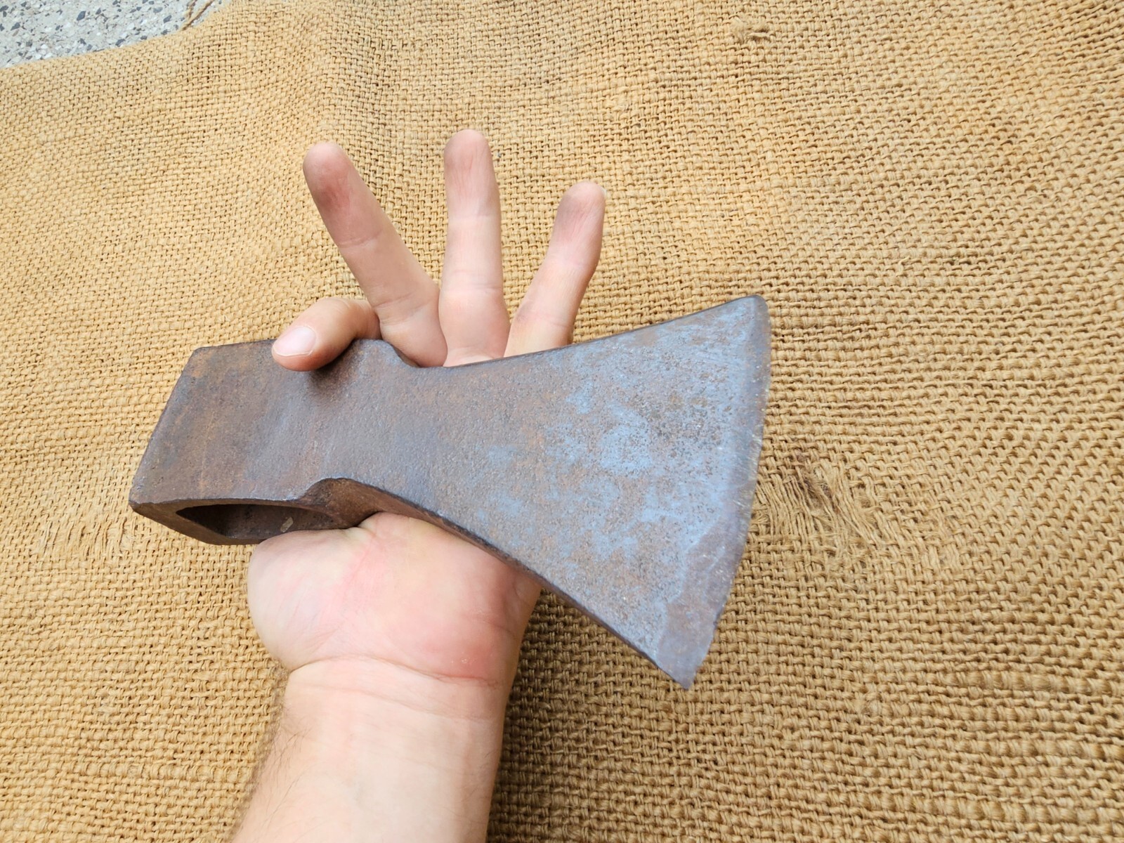 OCHSENKOPF VINTAGE GERMAN AXE HEAD ANTIQUE LOGGING FELLING OX HEAD ...