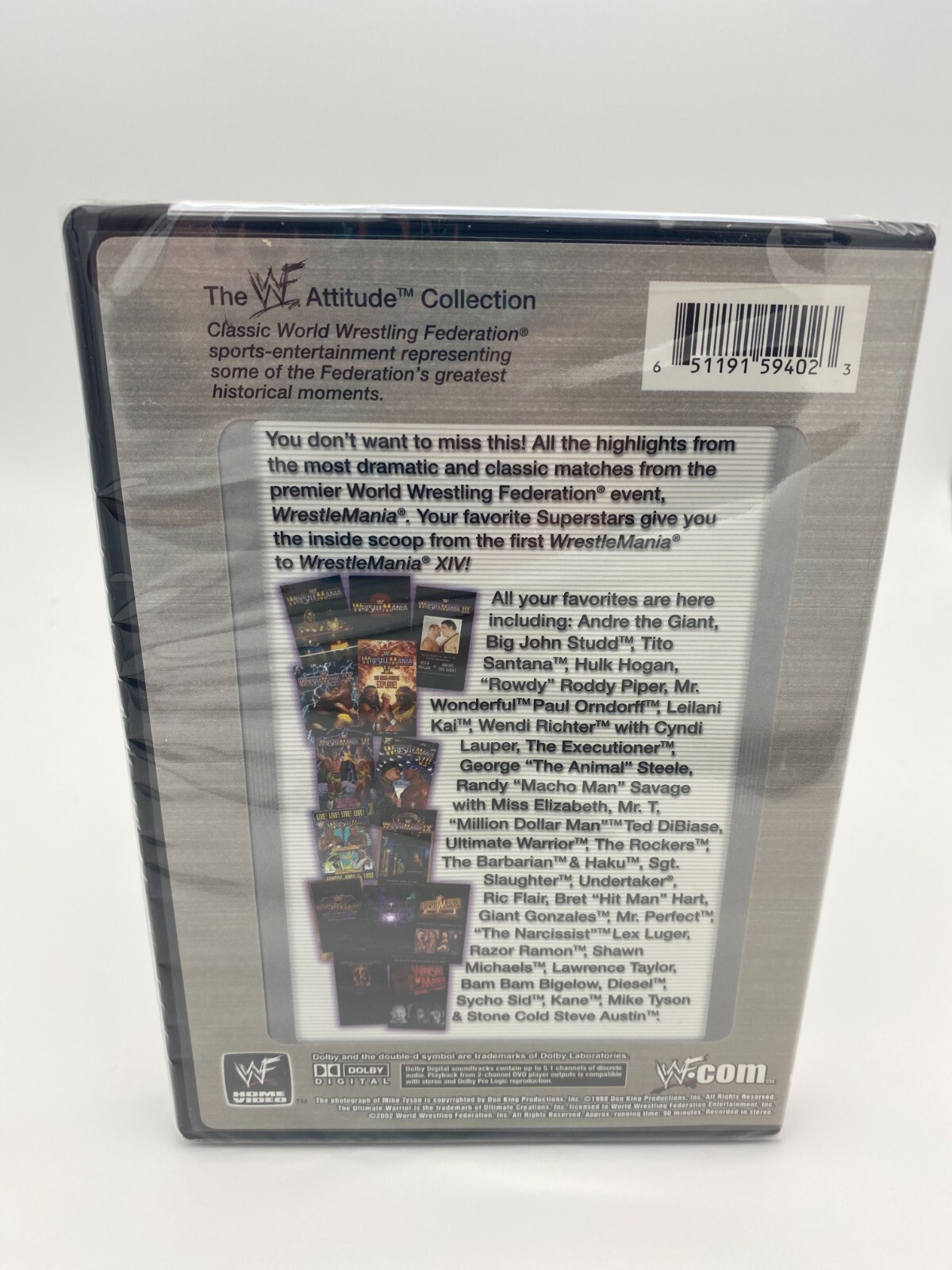 WWF - Best of Wrestlemania I - XIV (DVD, 2002) for sale online | eBay