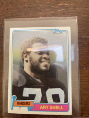 Art Shell 1981 Topps #43 Oakland Raiders | eBay