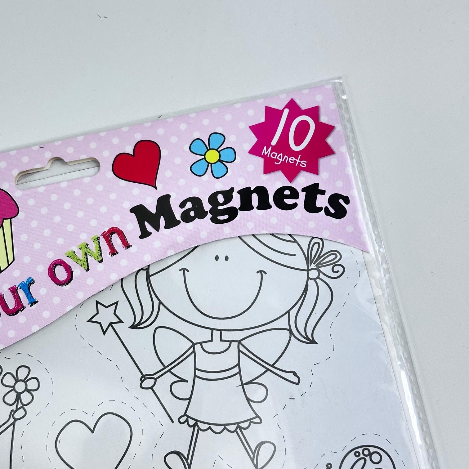 Magnetic Shapes Pack & Crayons Set 10 Make Fridge Magnets Children ...