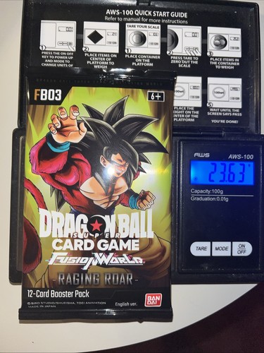 Heavy 23.63g Dragon Ball Super Sealed Raging Roar Booster Pack | eBay