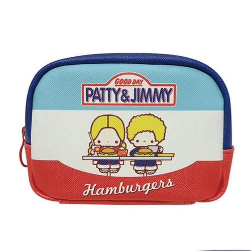 K Company Sanrio Characters (Vintage Retro) Square Pouch Patty & Jimmy ...