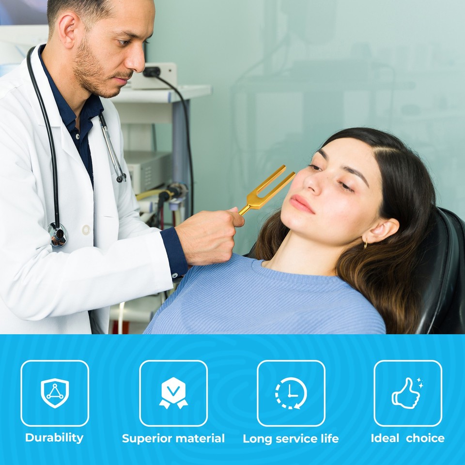 F 963HZ Tuning Fork Set, Tuning Fork for Healing Chakra, Sound Therapy ...