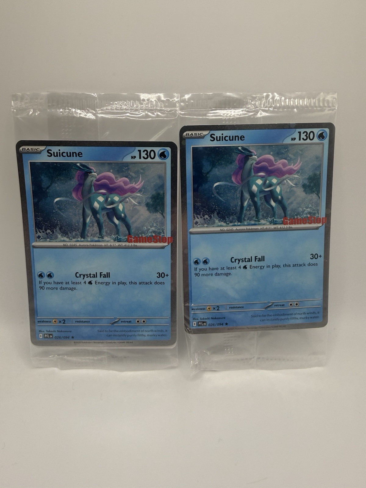 Suicune (Cosmos Holo) (Gamestop Exclusive) 026/094 Miscellaneous Cards ...