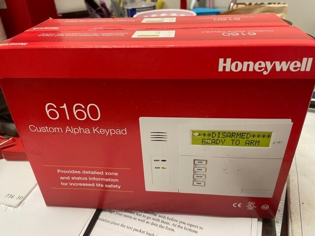 Honeywell 6160 Security and Surveillance Ademco Alpha Display Keypad ...