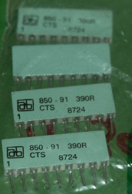 390R RESISTOR NETWORK 8 COMMONED INDIVIDUAL SIL PACKAGE - 4 off | eBay UK
