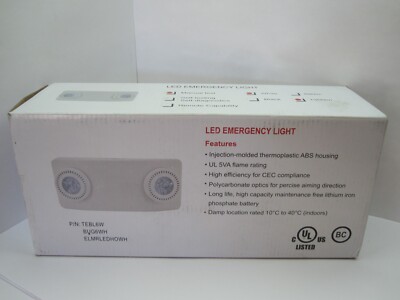 Evenlite TEBL6W LED Emergency Light 1300lm White | eBay
