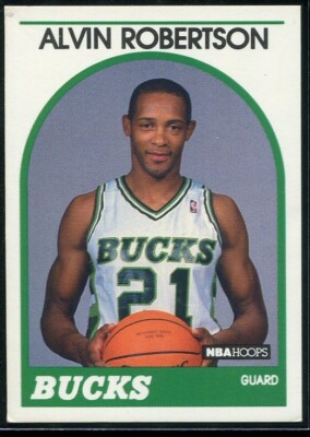 1989 NBA Hoops Basketball Alvin Robertson #350 Milwaukee Bucks | eBay