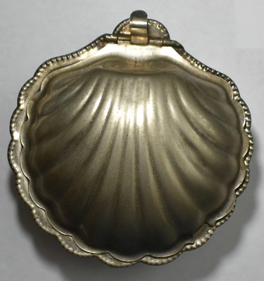 Antique Art Deco-Neveau Claim Shell Lidded Box Serving Warmer Dish ...