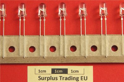 EVERLIGHT LED 5mm AMBER- HIGH BRIGHTNESS (Pk of 20) | eBay UK