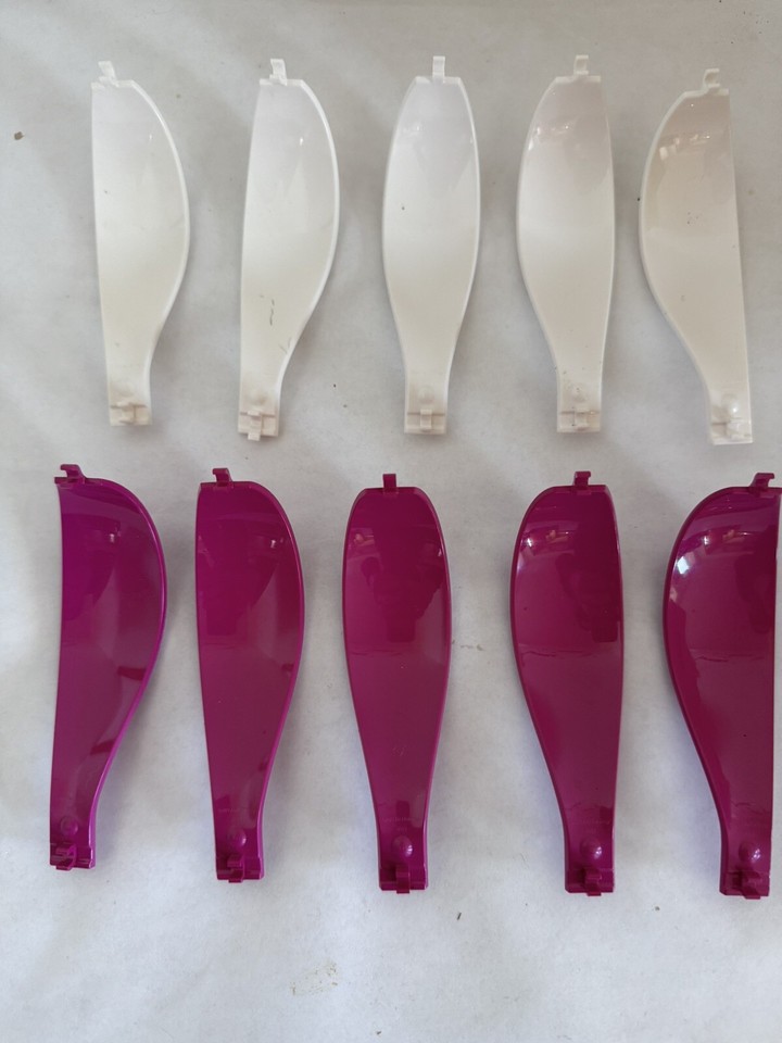 (10) LEGO Curved Panel Balloon Parts Lot-#18969- Magenta & White ...