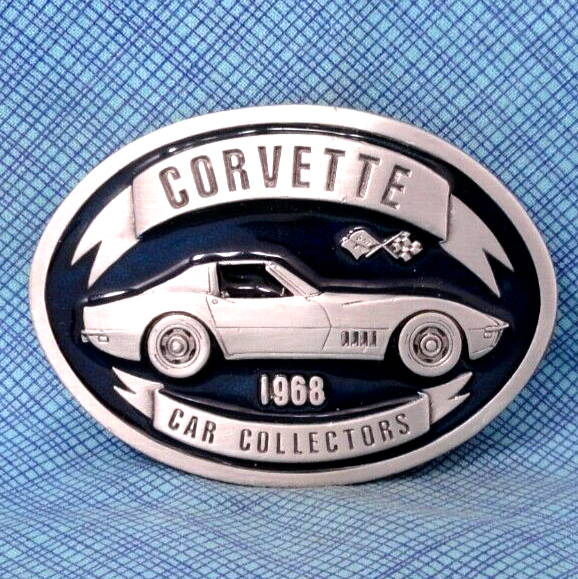 Corvette Car Collectors Belt Buckle #LE 1968 3 Speed Hydra-Matic Vtg ...