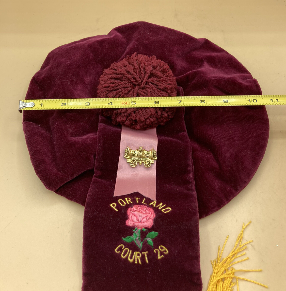 ROJ Royal Order of Jesters Red Beret Portland Court 29 | eBay