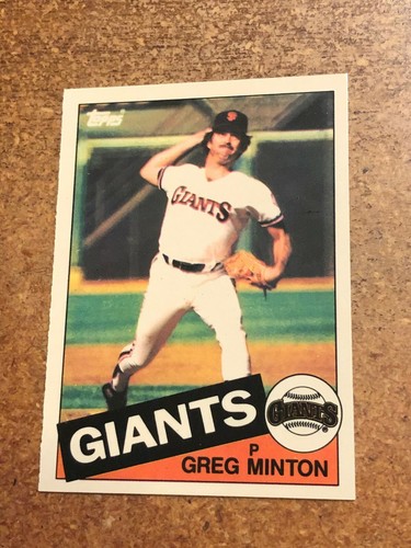 1985 Topps Tiffany Baseball # 45 Greg Minton | eBay