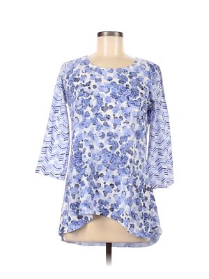 Whimsy Rose Women Blue Long Sleeve T-Shirt L | eBay