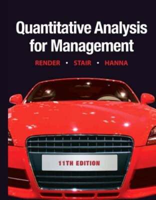 Quantitative Analysis for Management by Barry Render: New 9780132149112 ...