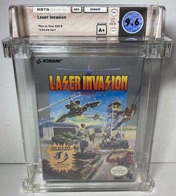 Laser Invasion (Nintendo Entertainment System, 1991) NES WATA 9.6A+ SEALED | eBay