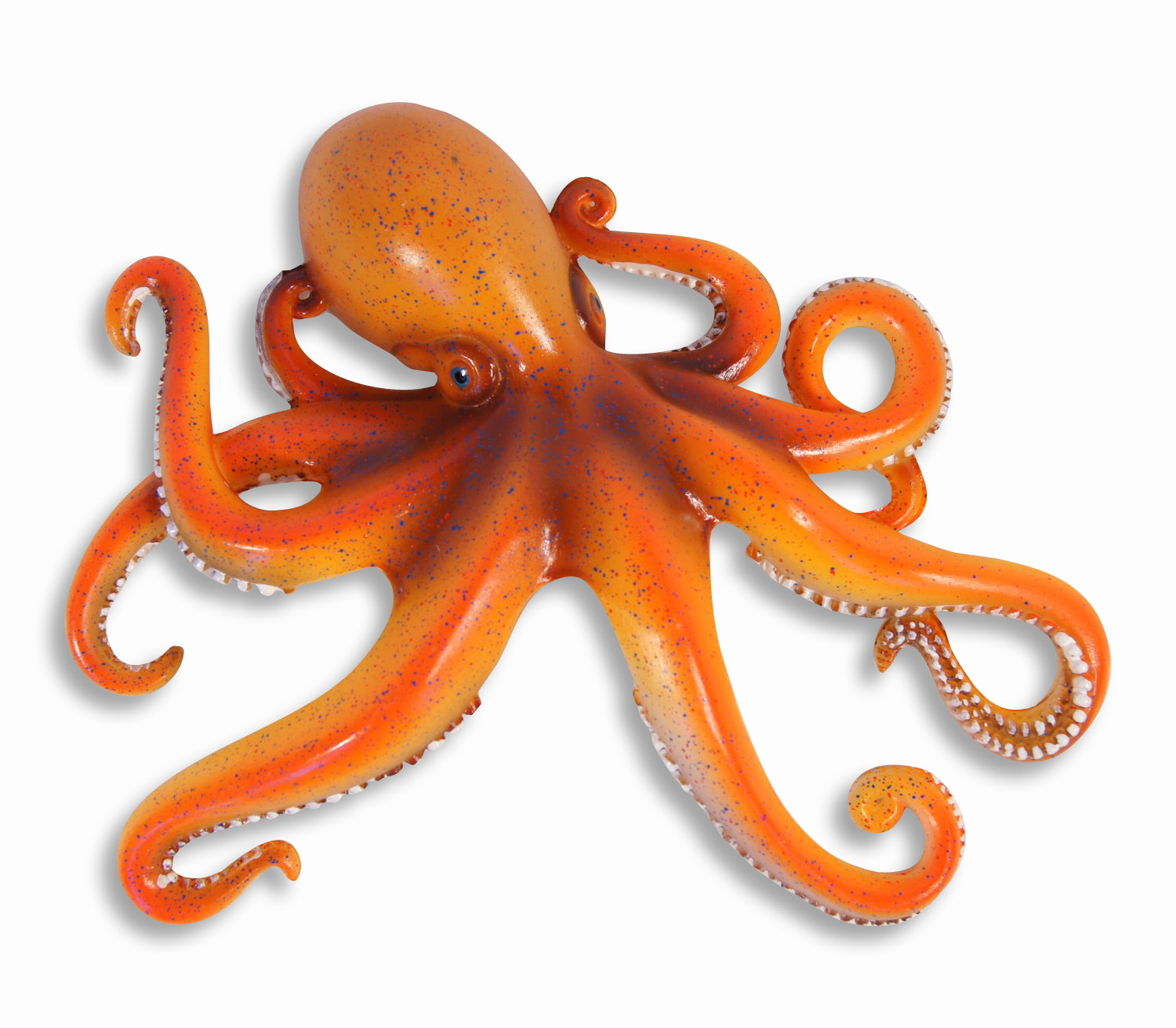 Hand Painted Large 8" 3 Dimensional Octopus Replica Wall Mount Décor ...