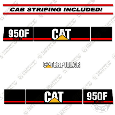 Fits Caterpillar 950F Decal Kit (Series 2) Front End Loader Equipment ...