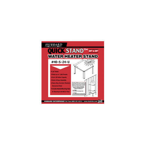 Holdrite 40-S-24-U Quick Stand 24 in. Galvanized Water Heater Support ...