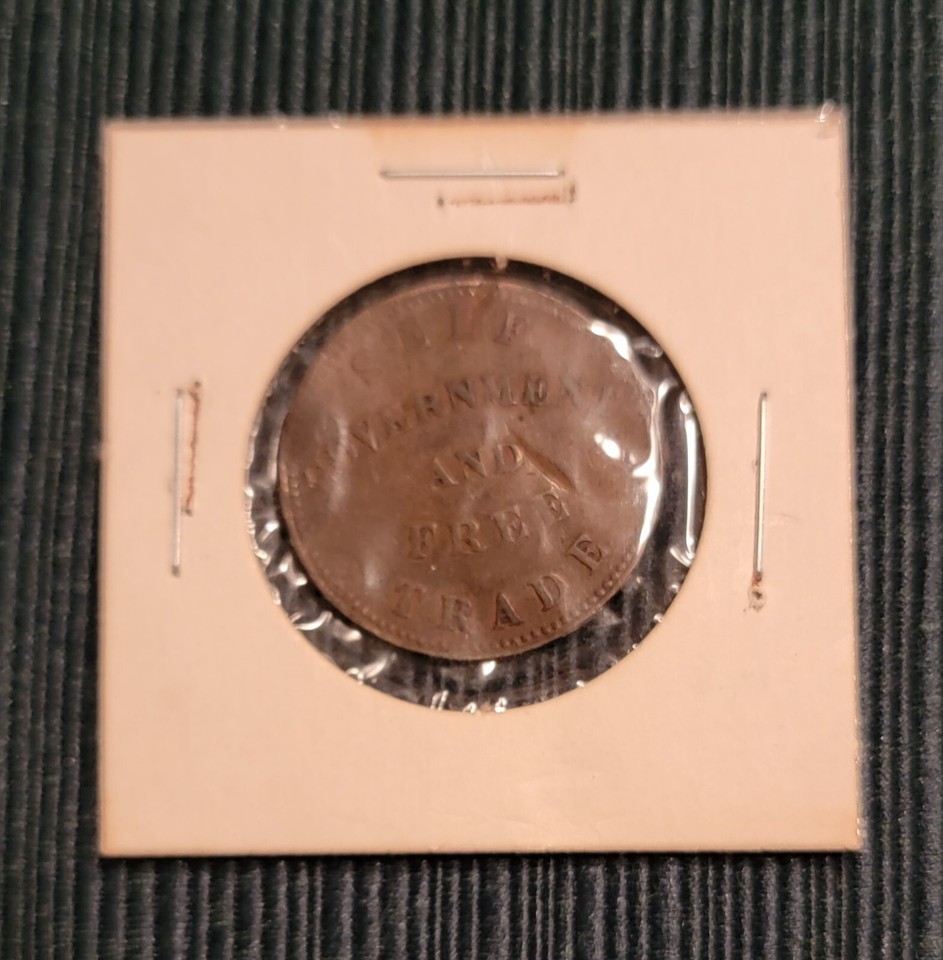 1855 Canada Prince Edward's Island 1/2 Penny Self Government & Free ...