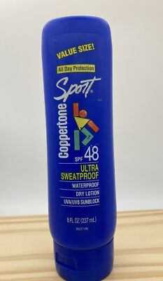 Coppertone Sport SunBlock Lotion SPF 48 Vintage 1998 8oz 1990's Movie ...