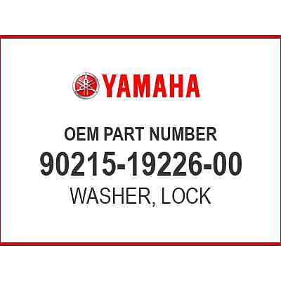 Yamaha WASHER, LOCK (4G0) 90215-19226-00 OEM NEW | eBay
