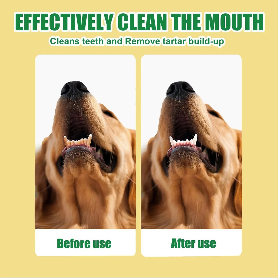 Pet Tooth Cleaning Spray Dog Mouth Fresh Teeth Clean Deodorant Oral ...