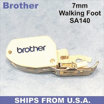 BROTHER 7MM WALKING FOOT SA140 FITS MODELS IN DESCRIPTION ALSO FITS ...