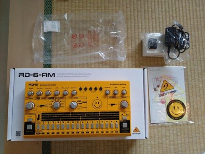 Behringer RD-6-AM Analog Drum Machine Used Yellow MIDI Connectivity ...