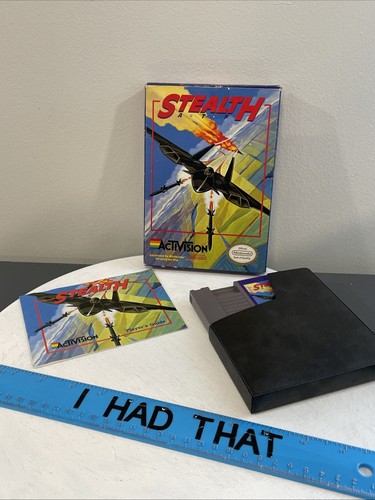 STEALTH Nintendo NES With Box & Manual NICE! | eBay