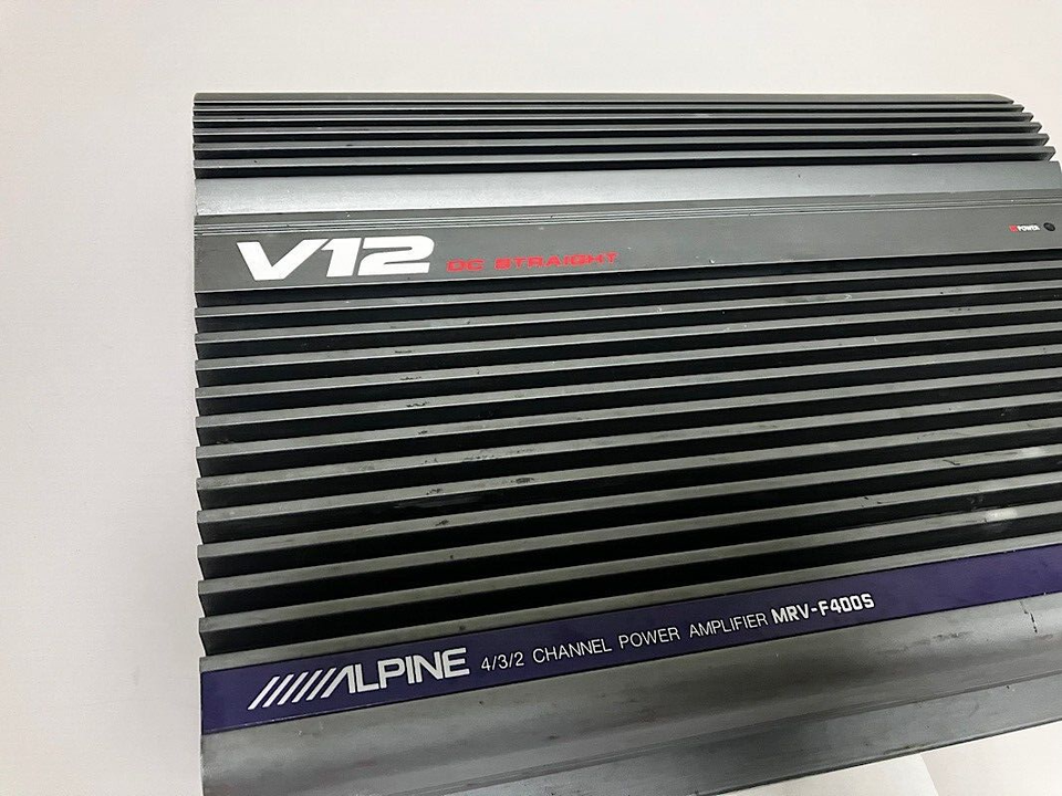 Alpine MRV-F400S 400 Watt RMS Car Audio Amp DC Straight Circuit Working ...