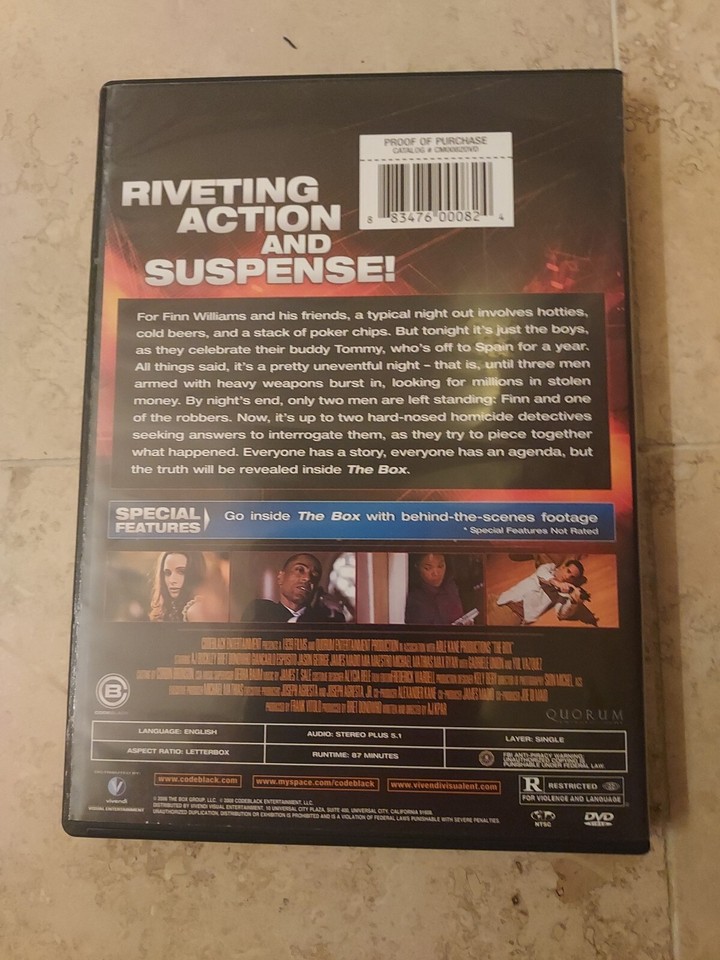 The Box (DVD, 2008) Pre-Owned Tested Working Great Condition Excellent ...