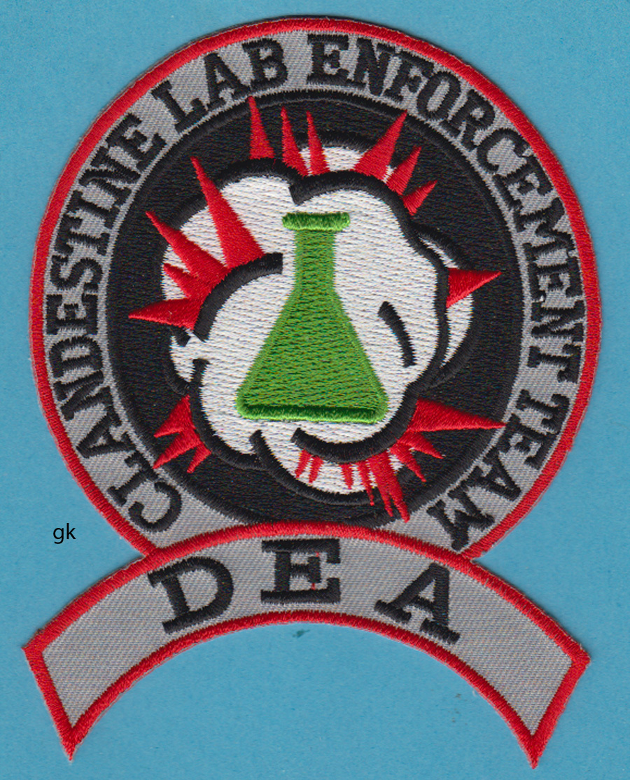 DEA DRUG ENFORCEMENT ADMINISTRATION CLANDESTINE LAB TEAM PATCH | eBay