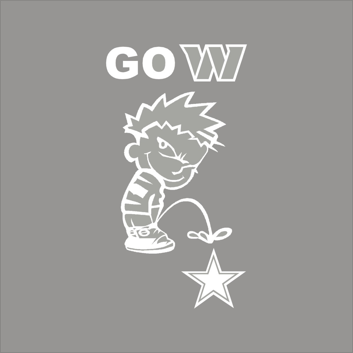 Calvin Pissing On Cowboys Logo Dallas Cowboys Calvin Pee On Teams New