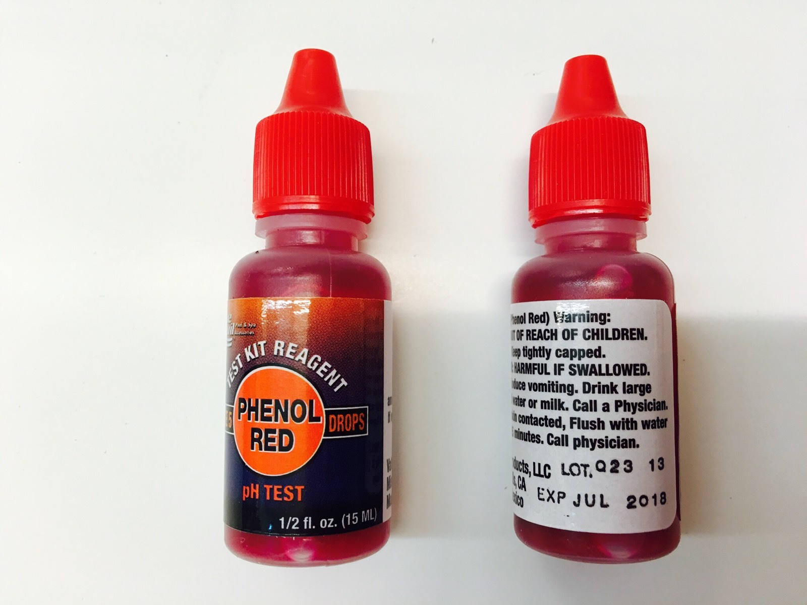 3x pH Pool Testing Solution 2 -Phenol red (Repl For 2in1 Test Kit) -OUT ...