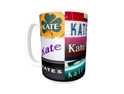 KATE Coffee Mug / Cup featuring the name in actual sign photos | eBay