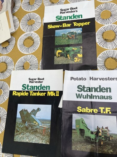 Standen Rapide Tanker,Sabre potato Harvester,Skew Bar Topper Brochures ...