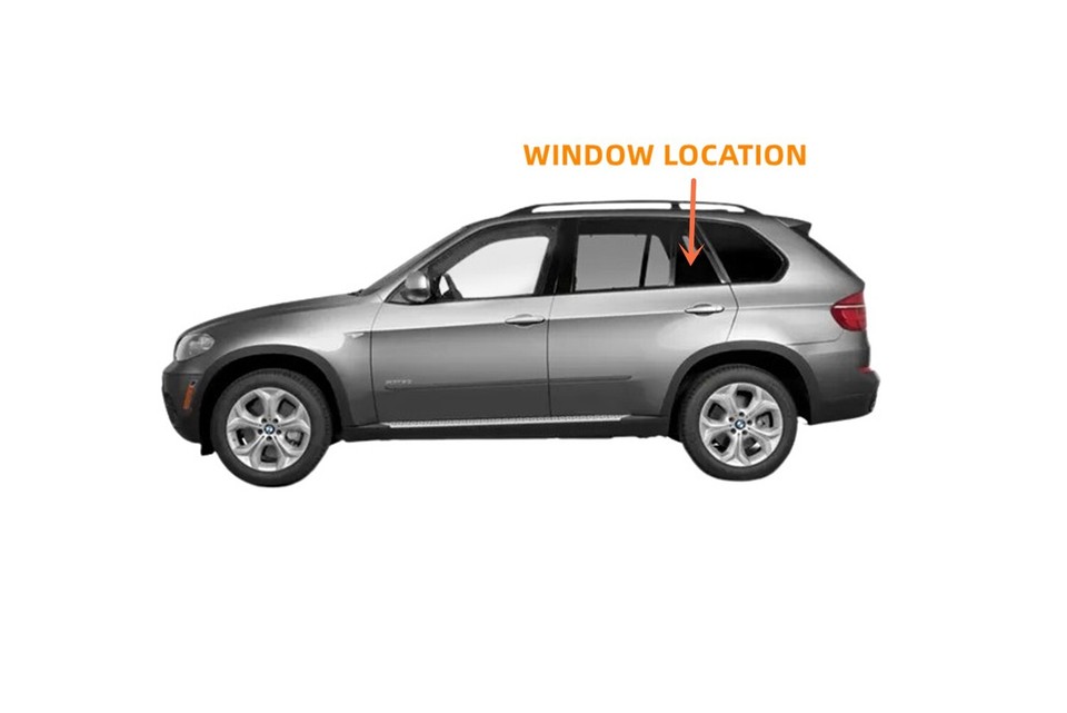 Driver/Left Side Rear Vent Window Glass For 2007-2013 BMW X5 | eBay