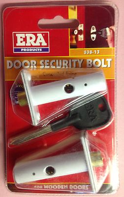 ERA - DOOR Security Bolt 'Rack' Bolt, Star Key Bolt - White, Brass ...