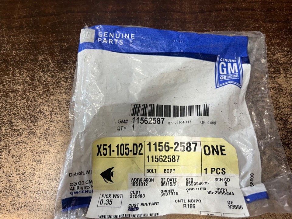 OEM 2006-2023 Cadillac Chevrolet GMC Cab Assembly Mount Cushion Bolt ...