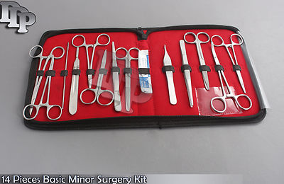 Set of 14 Pieces Basic Minor Surgery Kit Surgical instruments-SK-14 | eBay