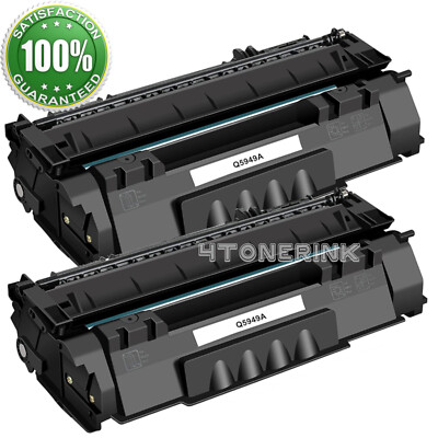 2PK Q5949A 49A Toner Cartridges for HP LaserJet 1160 1320 3390 3392 ...