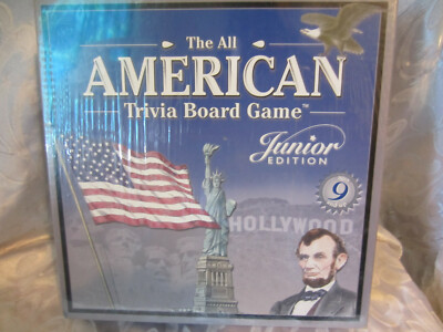 Outset Media All American Trivia Board Game Junior Edition Ages 9 ...