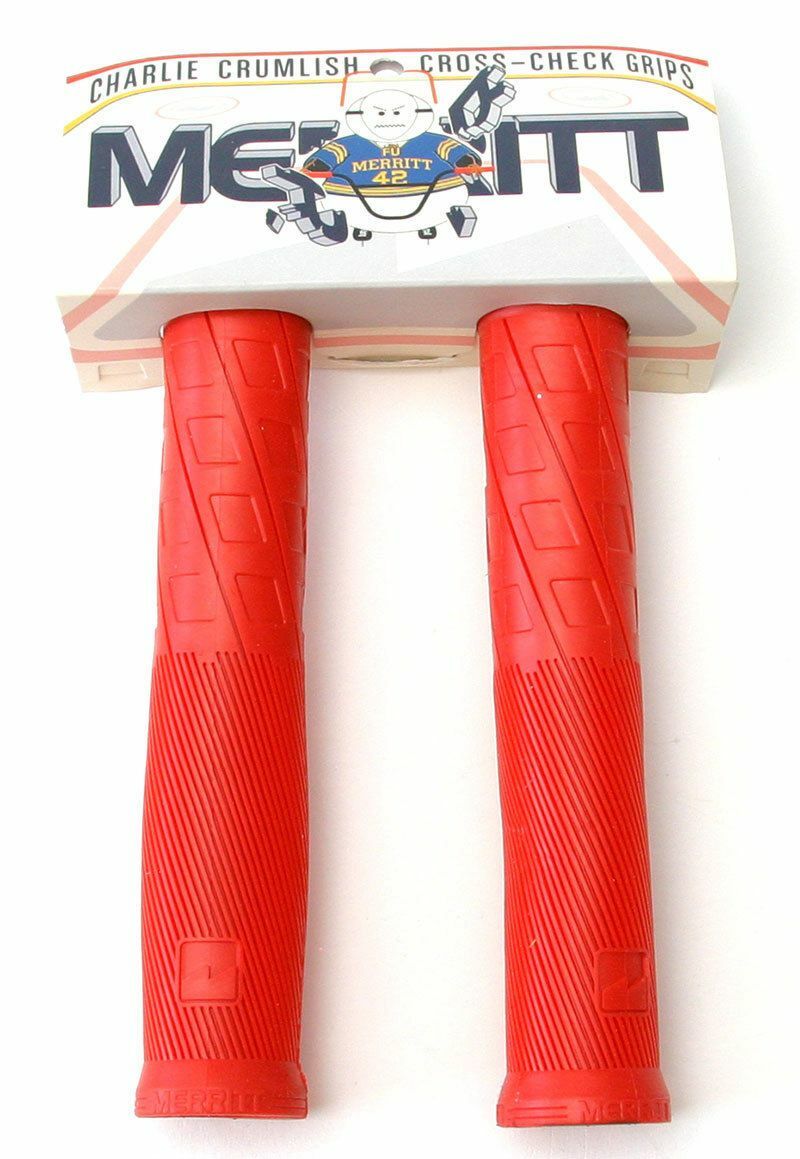 MERRITT BMX - CHARLIE CRUMLISH - CROSS CHECK GRIPS - BMX GRIP - BIKE ...