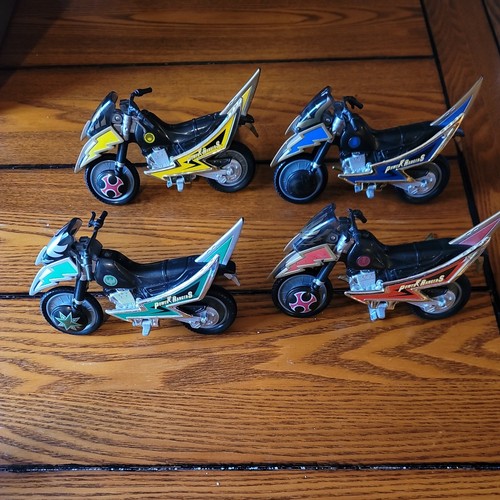 2002 Power Rangers Ninja Storm Red,Yellow, Blue,Green Ranger ...