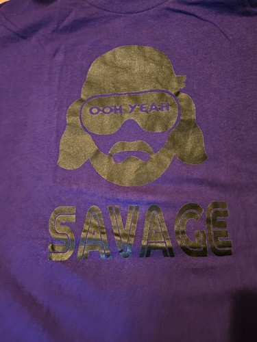 WWE Macho Man Randy Savage Purple XL T-SHIRT NWOT Homage | eBay
