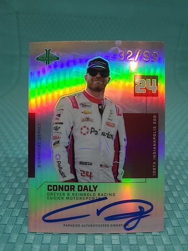 /99 - 2024 Parkside Indycar Pacific 500 Conor Daly Signature Series ...