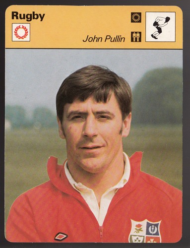JOHN PULLIN Bristol England Rugby Player Photo 1978 SPORTSCASTER CARD ...