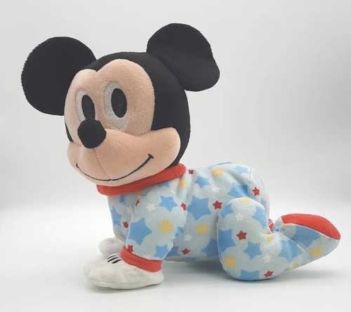 Disney Baby Musical Crawling Pals Plush Mickey Mouse Interactive ...